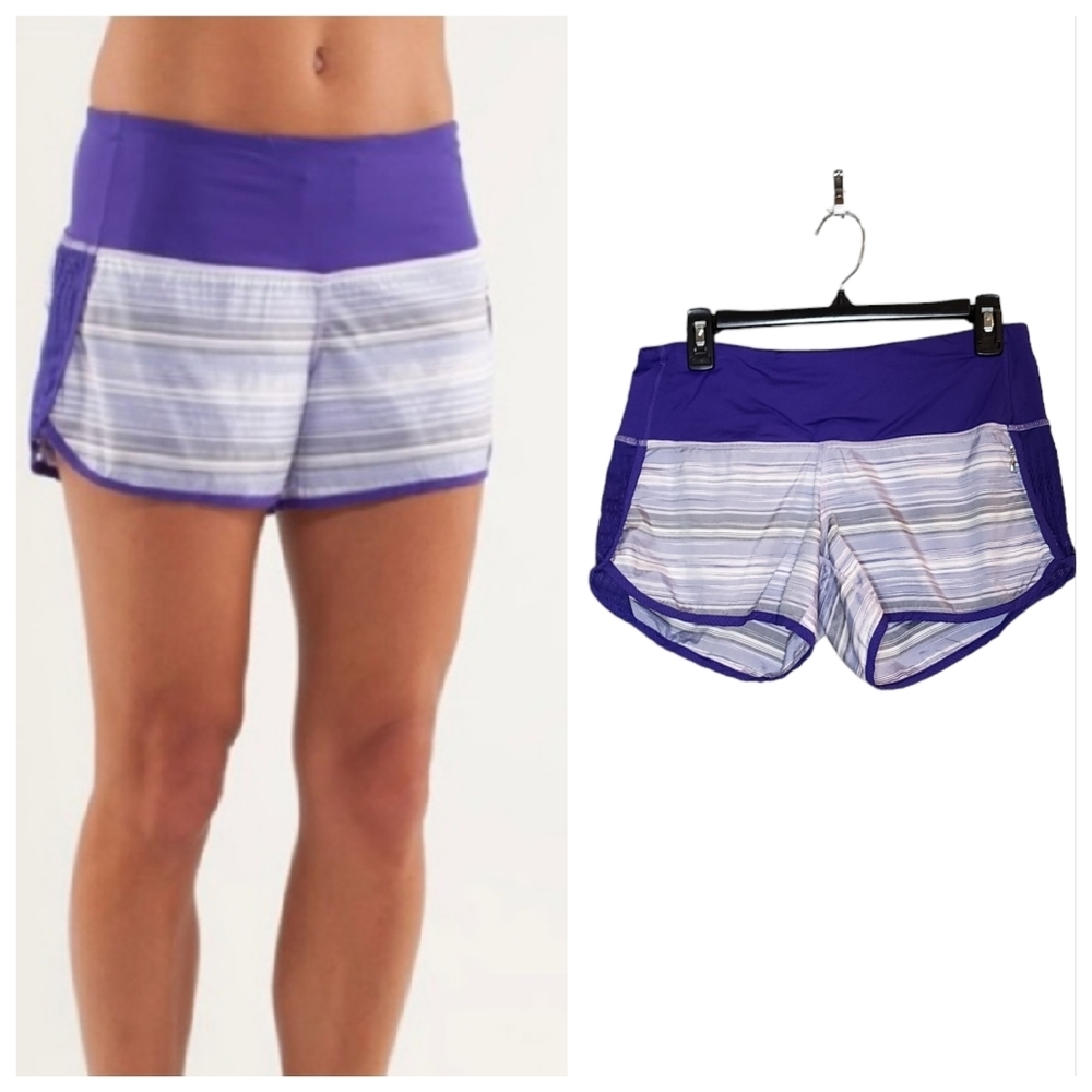 Lululemon Run: Sun Sprinter Short.Elevation Stripe Br… - Gem
